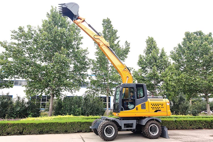 12.5 Small Wheel excavator Factory_Manufacture_Supplier - Shandong ...