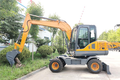 7.5 Ton Small Wheel excavator Factory_Manufacture_Supplier - Shandong ...