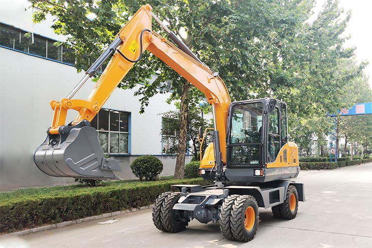 7 ton wheel excavator Factory_Manufacture_Supplier - Shandong Dapeng ...