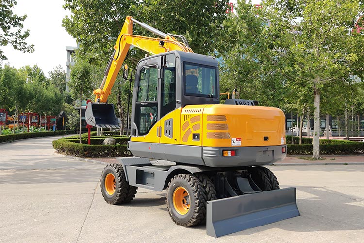 8.5 Ton hydraulic small wheel excavator for sale Factory_Manufacture ...